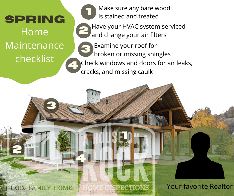 Custom Spring Maintenance Checklists - Richmond Home Inspector